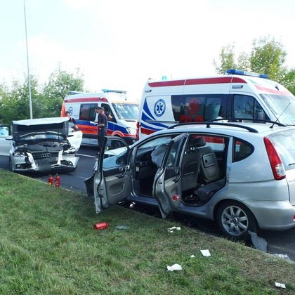 Portal WRC Wypadek na obwodnicy Wągrowca